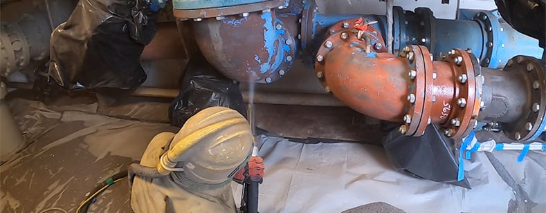 Protecting Filter Gallery Pipes for Water Treatment Plant